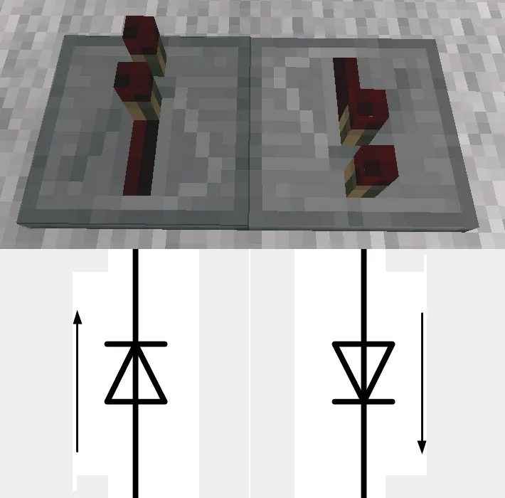 Уроки Красной Логики Minecraft. Урок первый: Повторитель / Диод ...